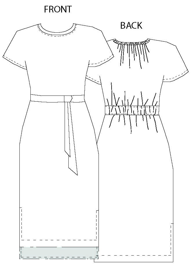 Karolina Dress – Fresh Press Patterns